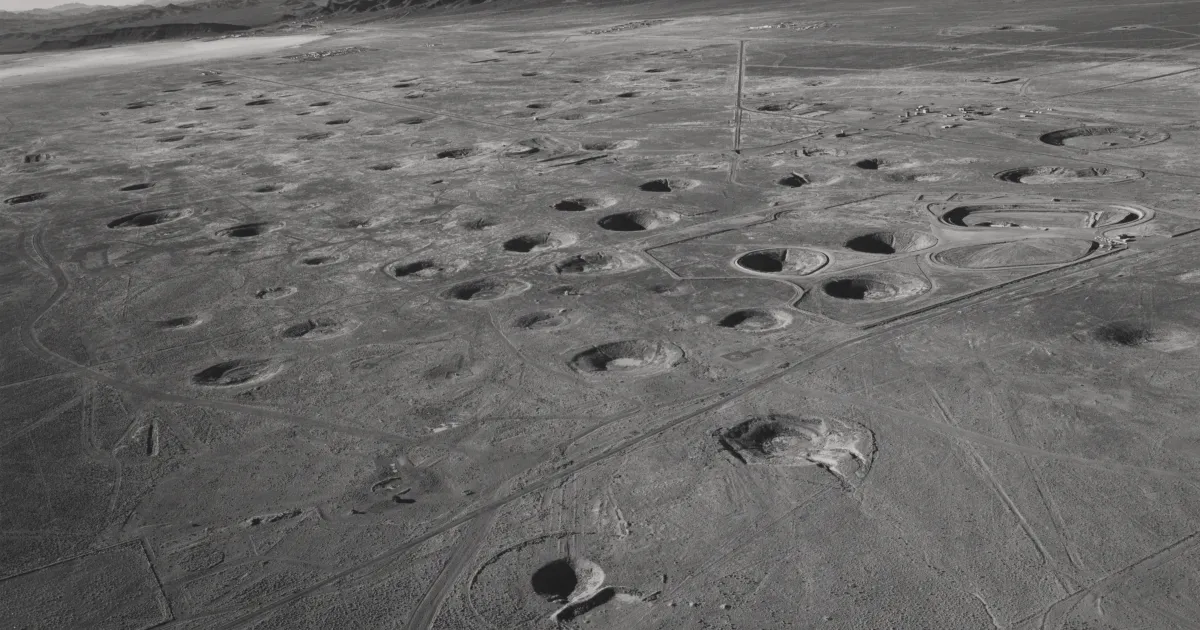 Subsidence Craters on Yucca Flat, Nevada Test Site, 1997 | MIT List ...