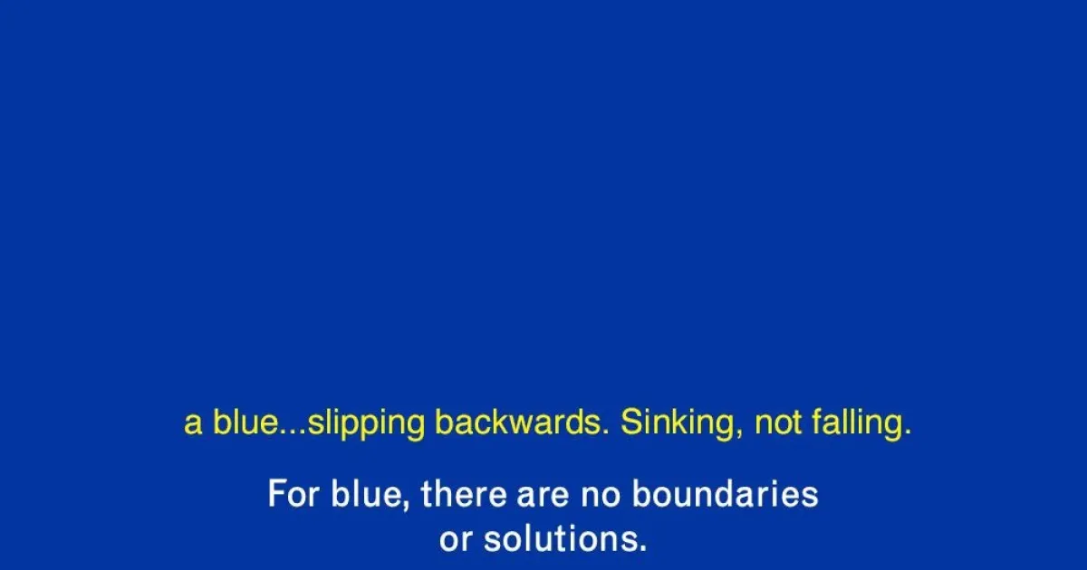 Film Screening: The Blue Description Project | MIT List Visual Arts Center