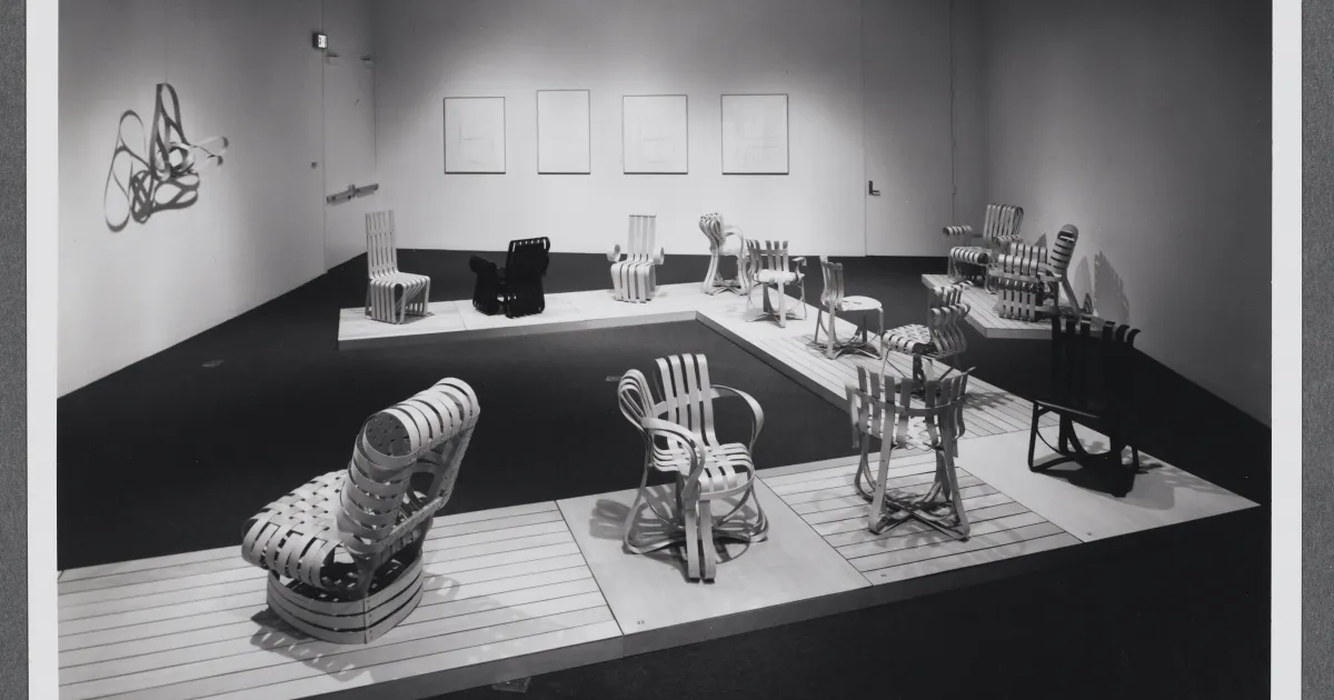 Frank Gehry: New Bentwood Furniture Designs | MIT List Visual Arts Center